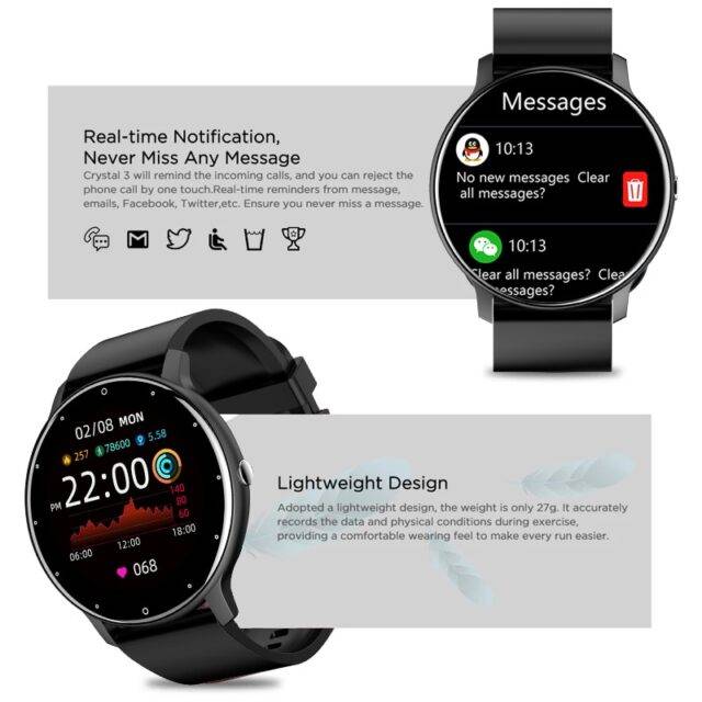 Ultra Thin Smartwatch with Heath Monitor – GSW03