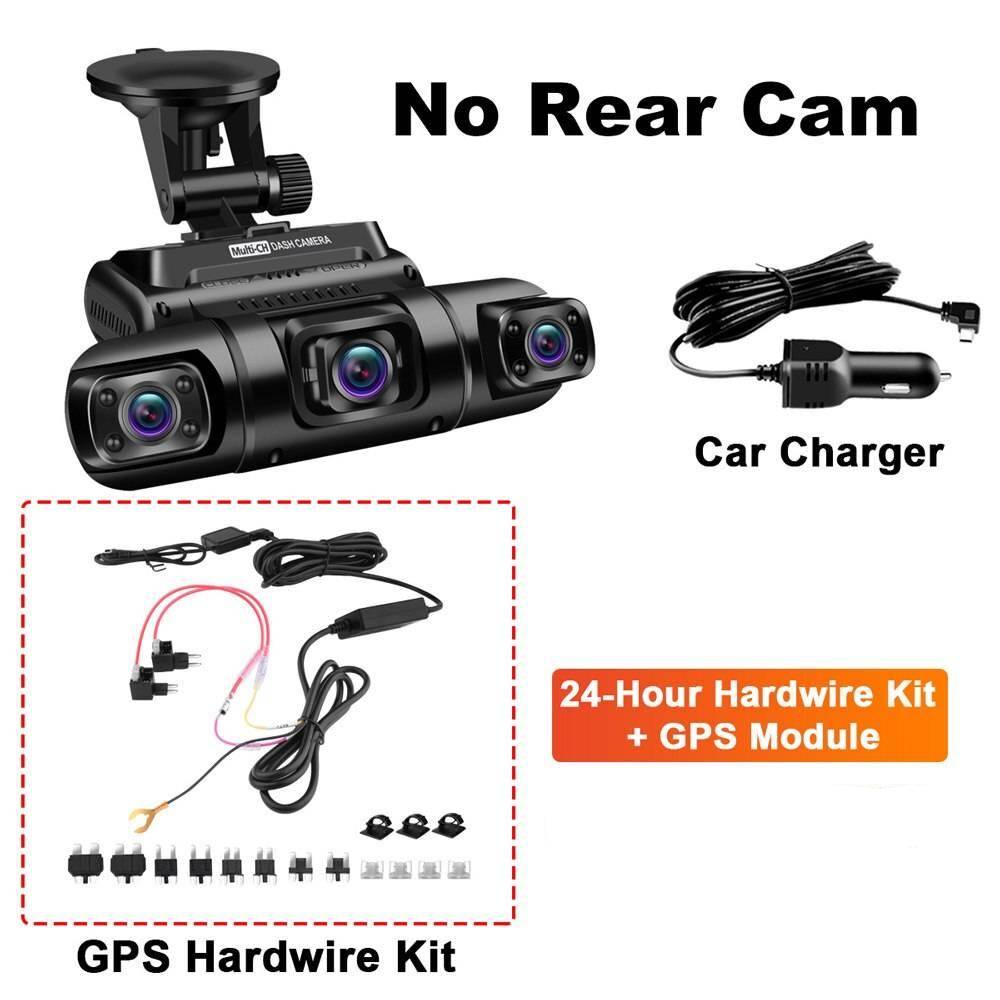 4-Channel Dash Cam with Infrared Light Vision and GPS – GDC01