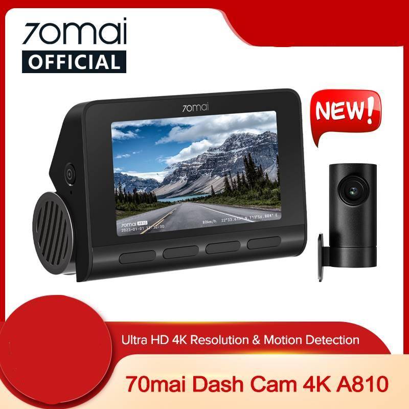 Ultra HD 4K Built-in GPS ADAS Dash Camera with AI Motion Detection – A810
