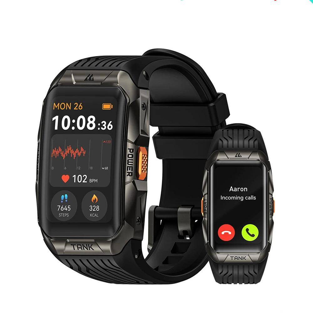 Rugged Smartwatch with AI Voice Assistant – Tank X2